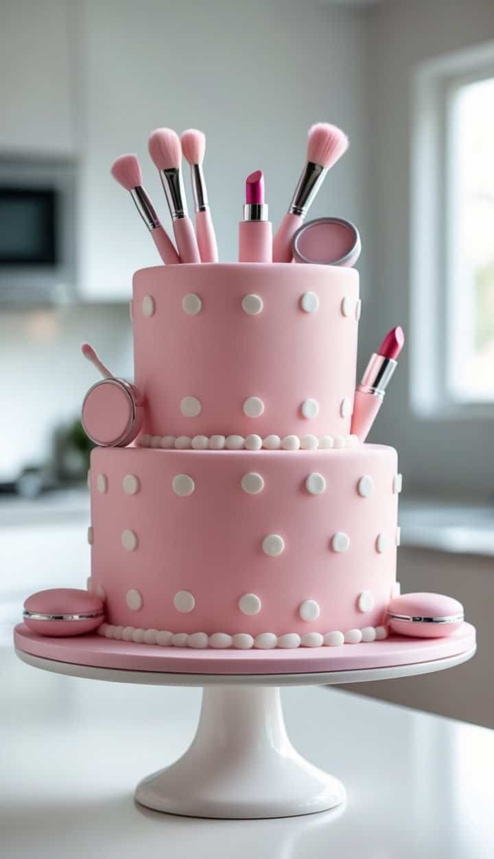 25 Makeup Cake Decorating Ideas for Beauty Enthusiasts - The Melrose Family