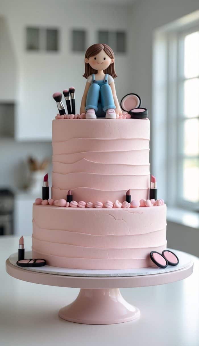 25 Makeup Cake Decorating Ideas for Beauty Enthusiasts - The Melrose Family