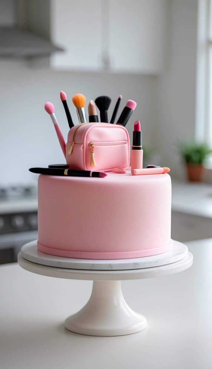 25 Makeup Cake Decorating Ideas for Beauty Enthusiasts - The Melrose Family