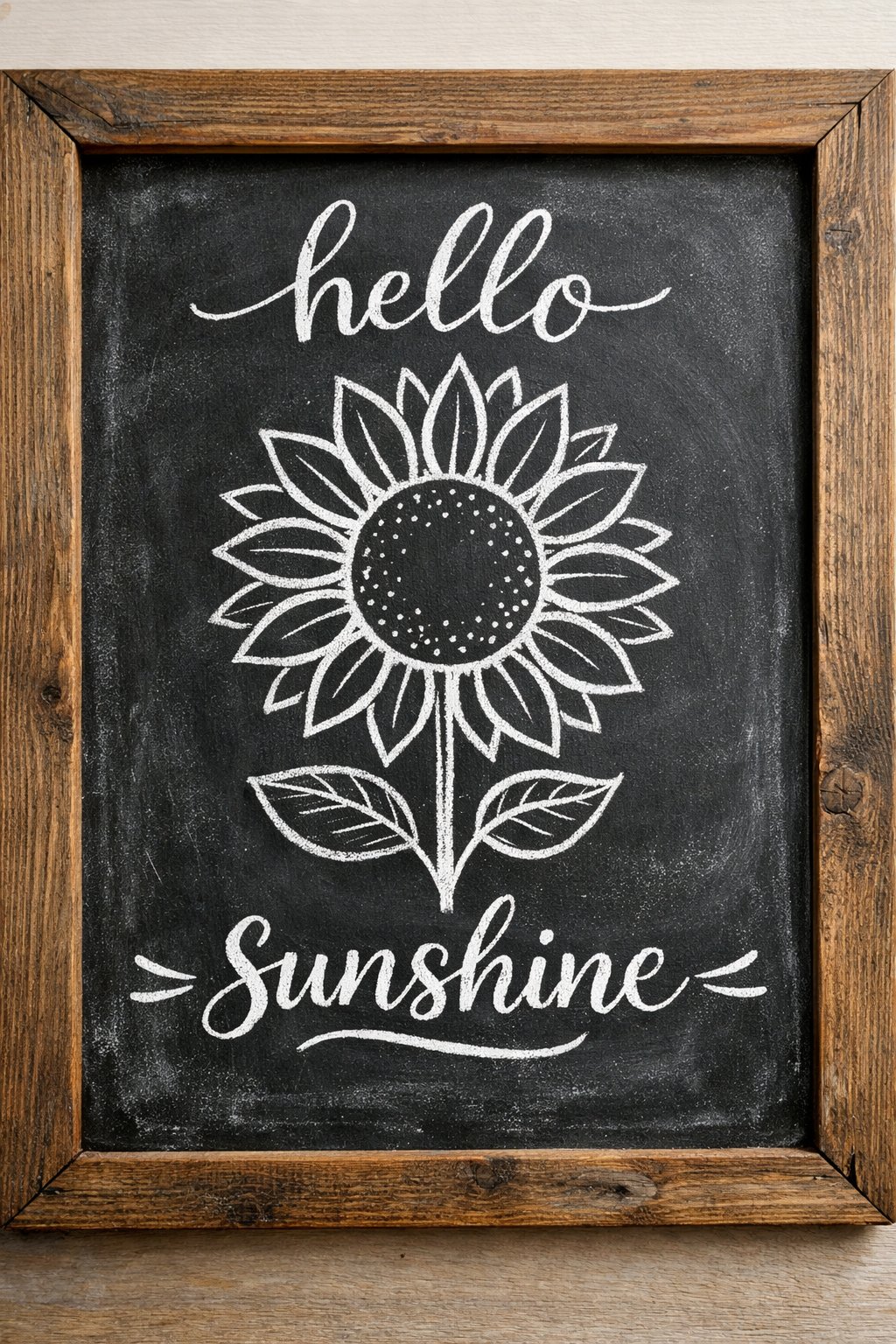 26 Sunflower Chalkboard Art Ideas To Brighten Up Your Space - The ...