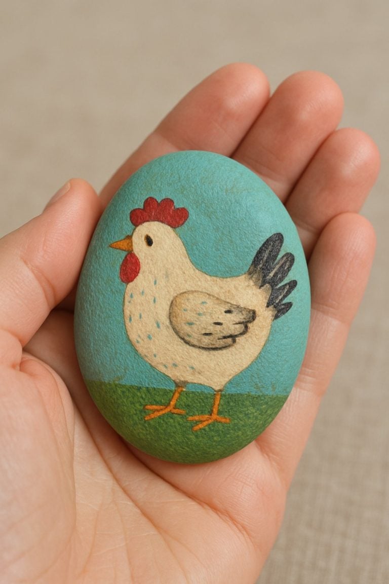 23 Chicken Painted Rocks Ideas: Fun and Creative DIY Inspiration - The ...
