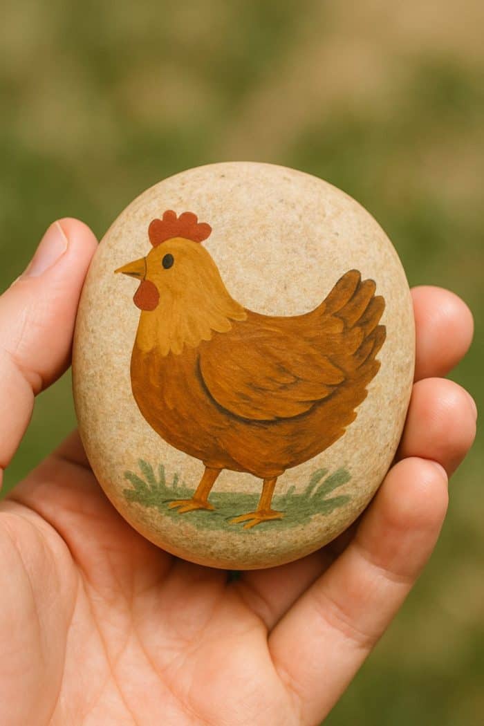 23 Chicken Painted Rocks Ideas: Fun and Creative DIY Inspiration - The ...