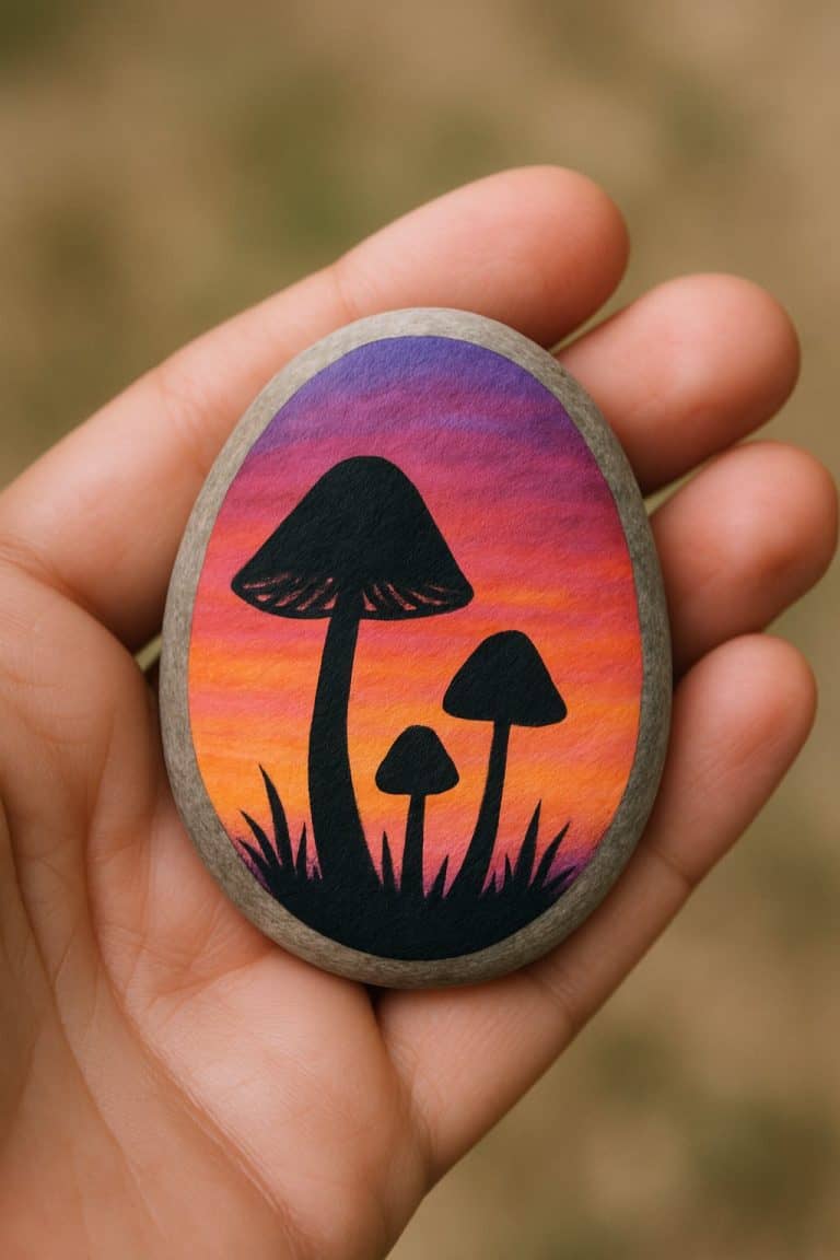 28 Mushroom Painted Rocks Ideas: Creative Inspiration for Your Next ...