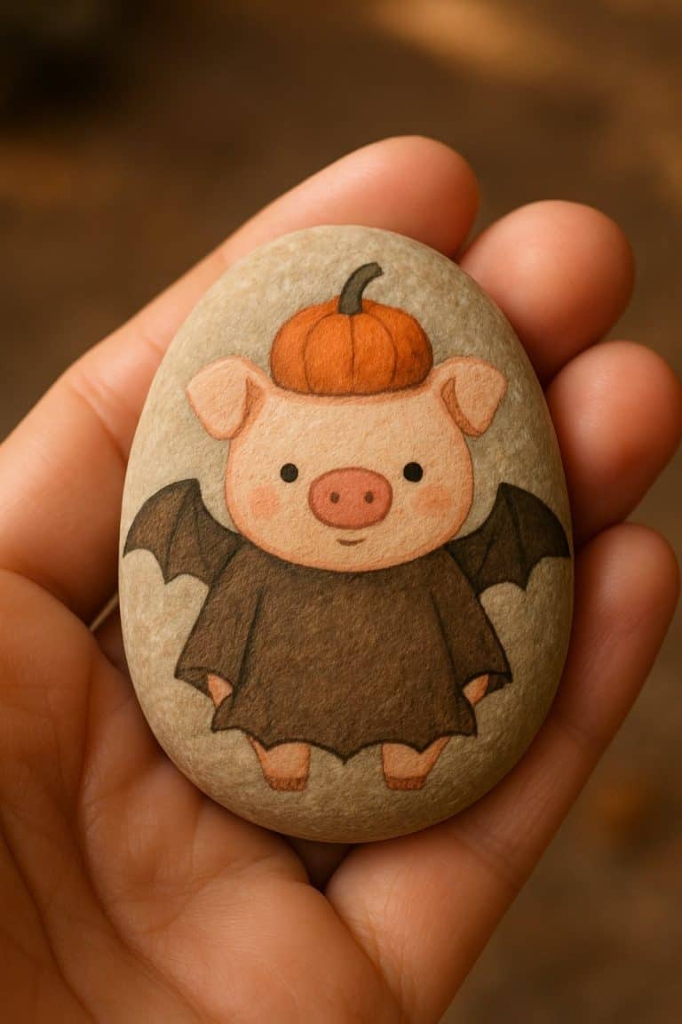 20 Pig Painted Rocks for Cute, Playful Farm-Themed Art - The Melrose Family