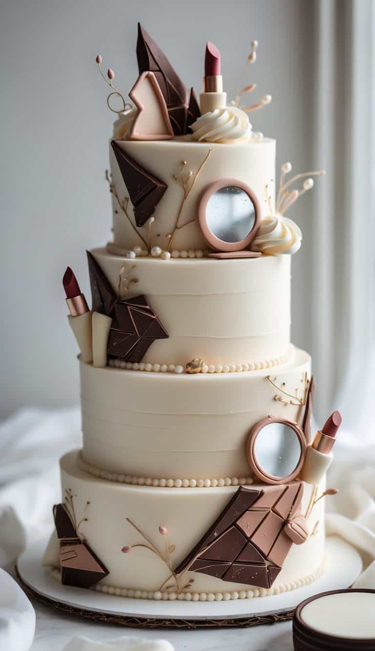 11 Makeup Cake Decorating Ideas for Beauty Enthusiasts - The Melrose Family