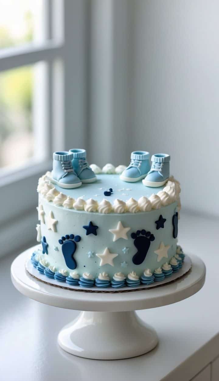 30 Baby Boy Cake Decorating Ideas for Your Little Prince - The Melrose ...