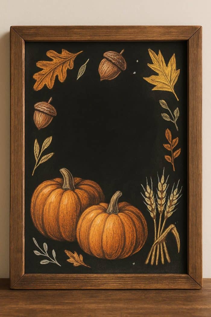 26 Fall Chalkboard Art Ideas to Cozy Up Your Home This Season - The ...