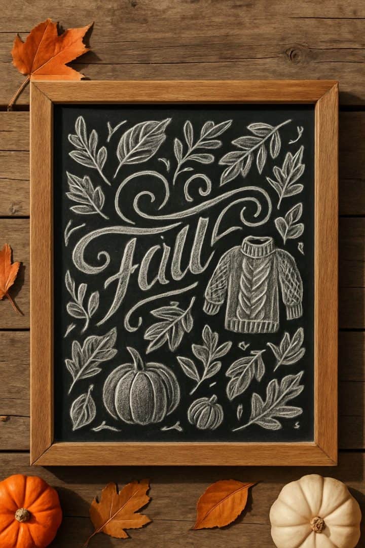 26 Fall Chalkboard Art Ideas to Cozy Up Your Home This Season - The ...