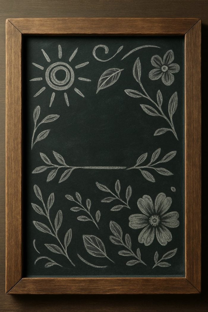 20 Summer Chalkboard Art Ideas: Bright Seasonal Decor - The Melrose Family