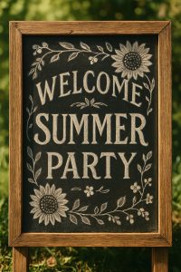 20 Summer Chalkboard Art Ideas: Bright Seasonal Decor - The Melrose Family