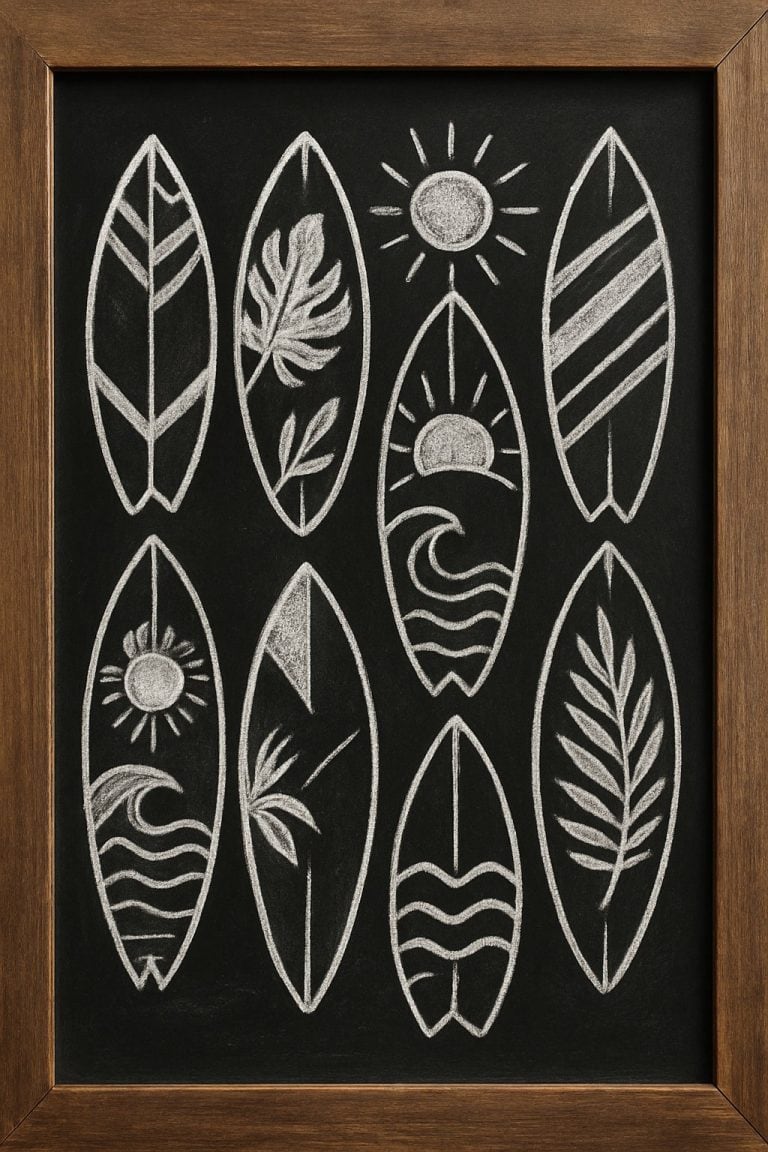 20 Summer Chalkboard Art Ideas: Bright Seasonal Decor - The Melrose Family