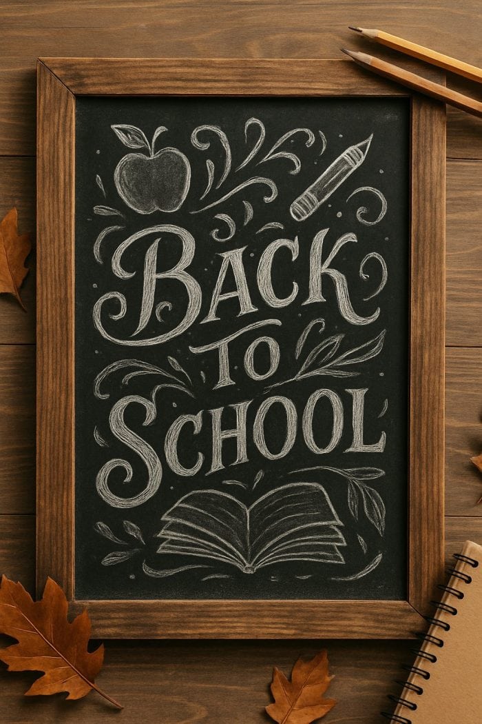 19 Back to School Chalkboard Art Ideas for Teachers and Parents - The ...