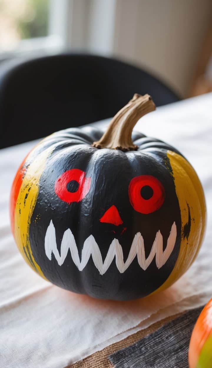 23 Black Painted Pumpkin Ideas for Chic & Spooky Halloween Decor - The ...