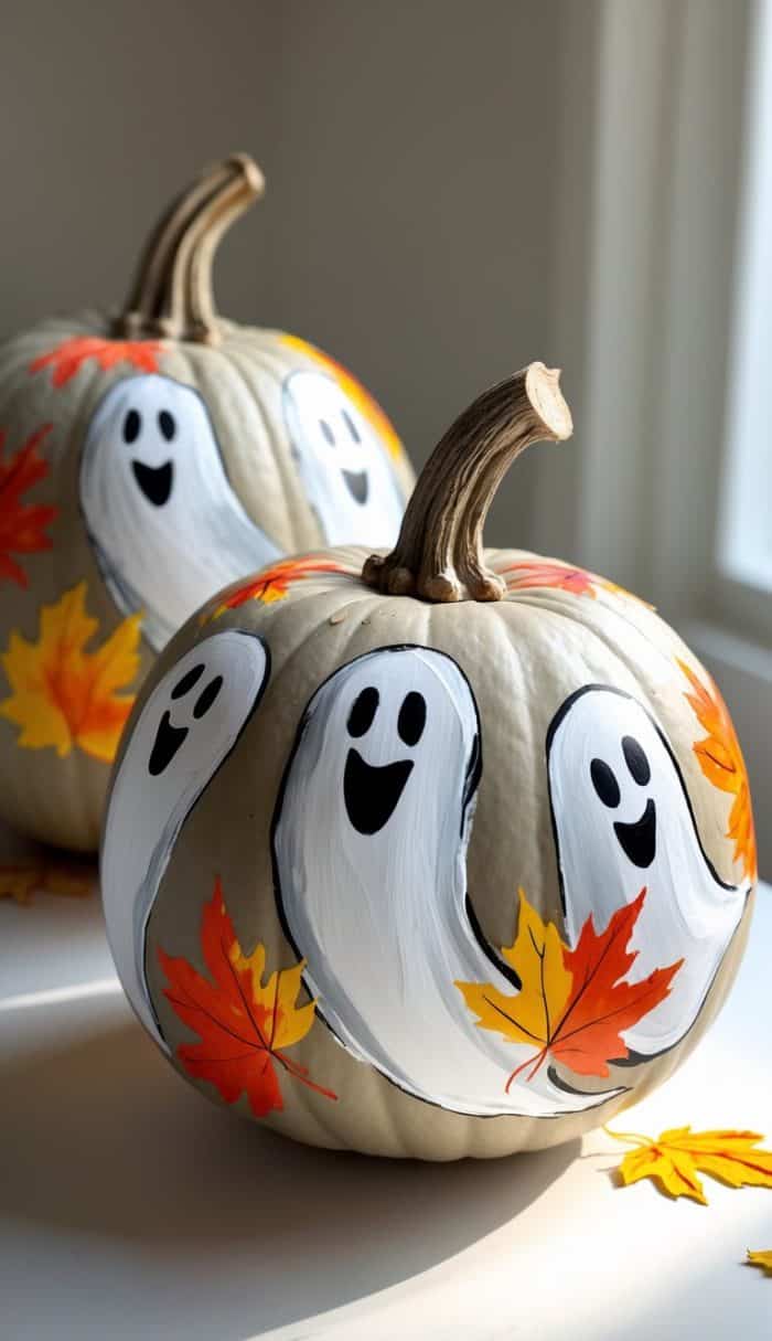 21 Ghost Painted Pumpkin Ideas for a Spooktacular Halloween - The ...