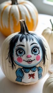 22 Scary Painted Pumpkin Ideas for Eerie, Spine-Chilling Decor - The ...