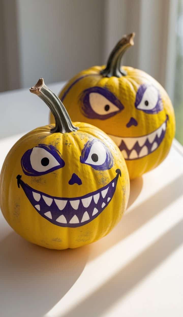 22 Scary Painted Pumpkin Ideas for Eerie, Spine-Chilling Decor - The ...