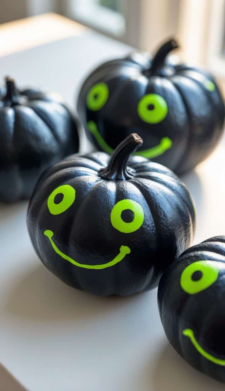 23 Black Painted Pumpkin Ideas for Chic & Spooky Halloween Decor - The ...