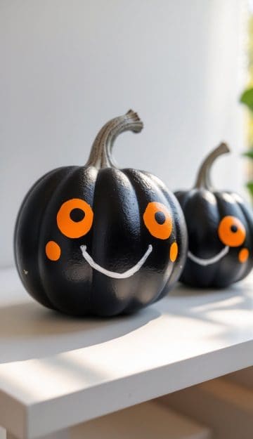 23 Black Painted Pumpkin Ideas for Chic & Spooky Halloween Decor - The ...