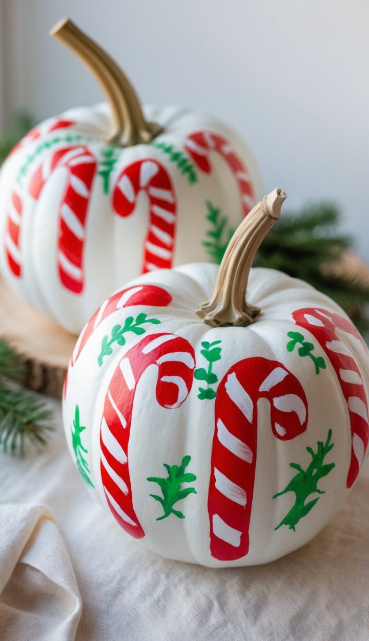 28 Christmas Painted Pumpkin Ideas for Festive Holiday Decor - The ...