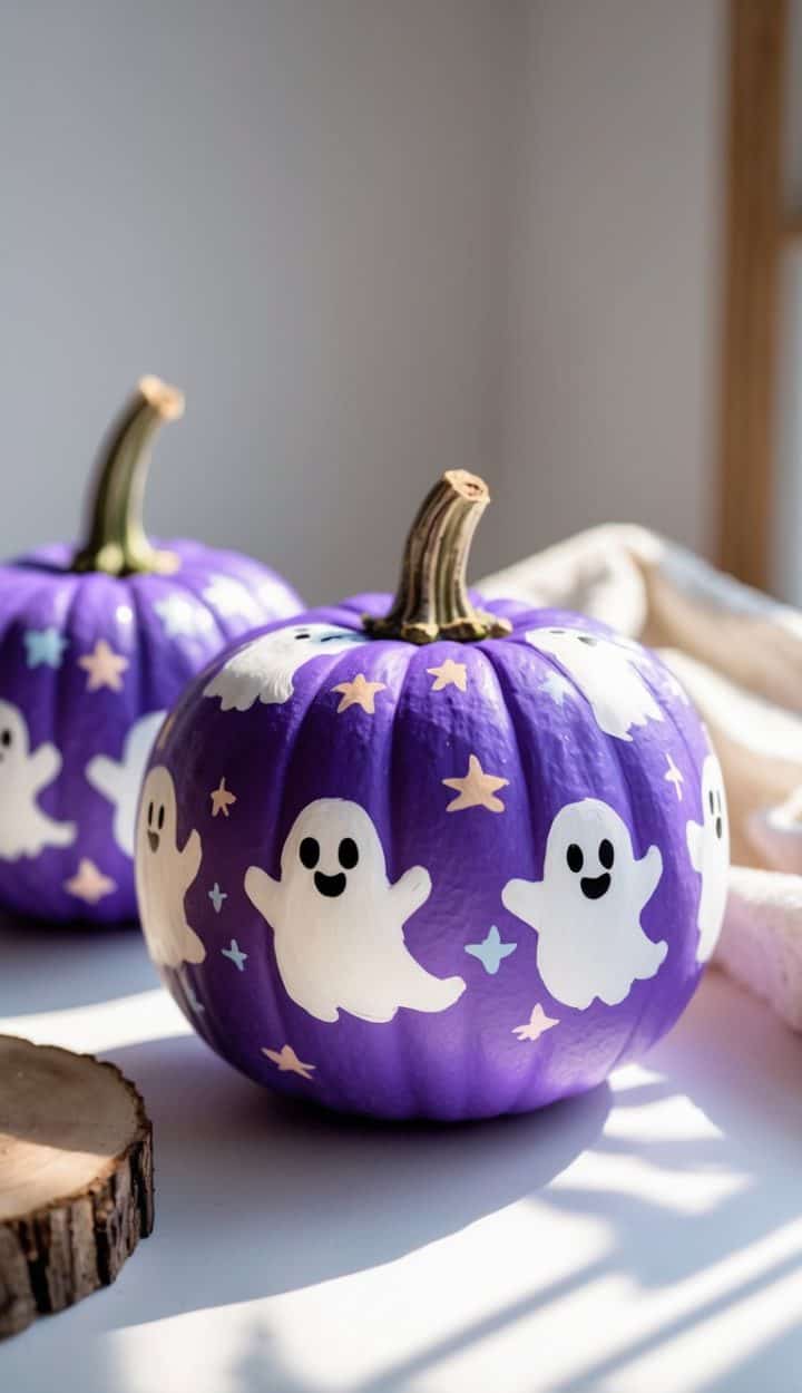 21 Purple Painted Pumpkin Ideas: Dreamy Designs To Try This Fall - The ...