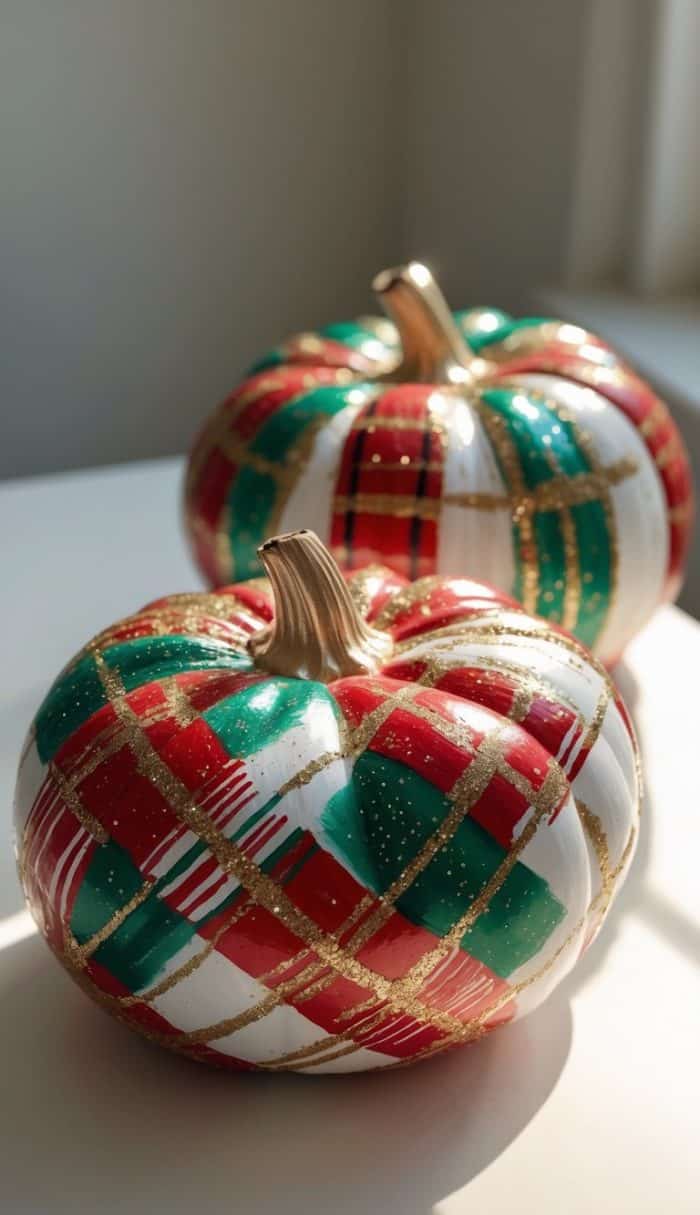 28 Christmas Painted Pumpkin Ideas for Festive Holiday Decor - The ...