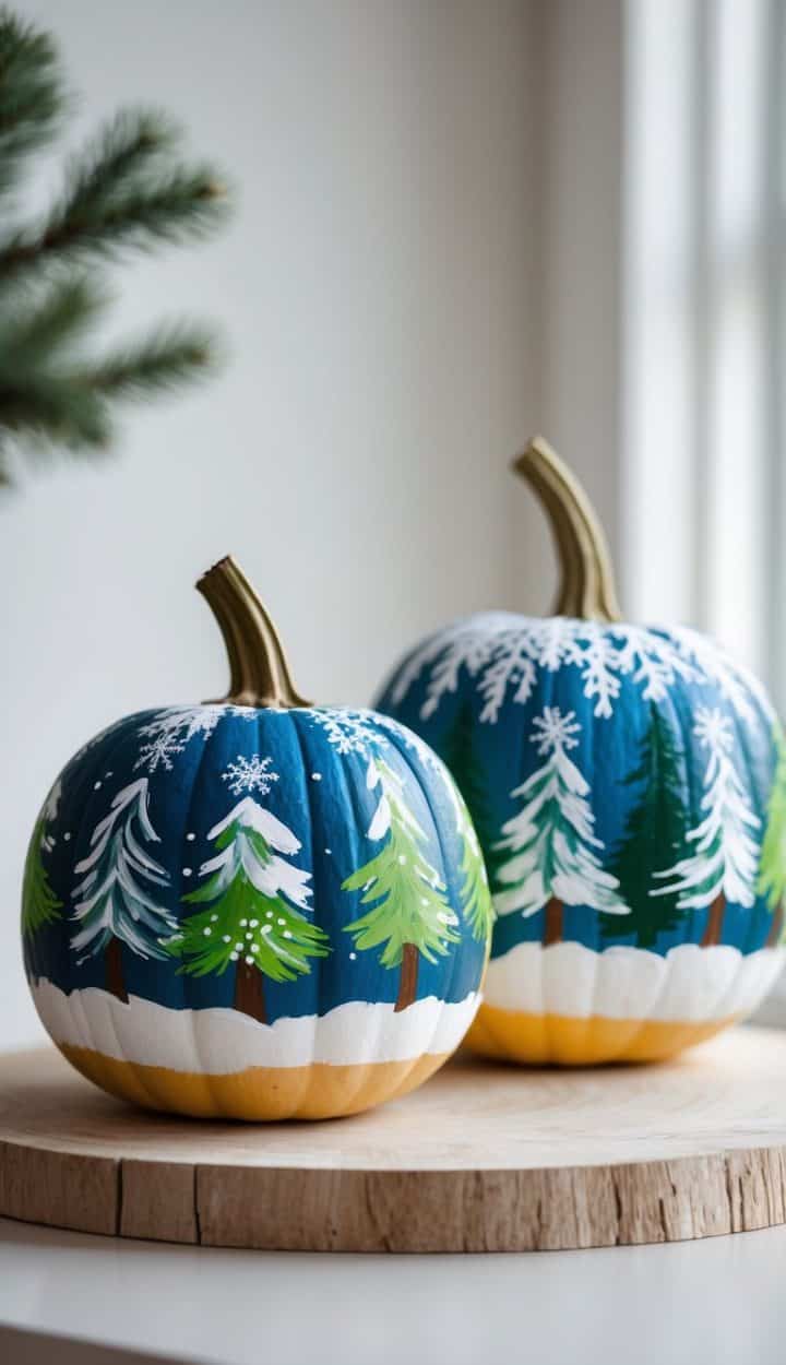 28 Christmas Painted Pumpkin Ideas for Festive Holiday Decor - The ...
