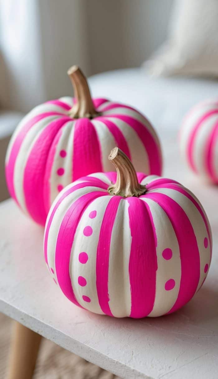24 Pink Painted Pumpkin Ideas for Fun, Fabulous Fall Decor - The ...
