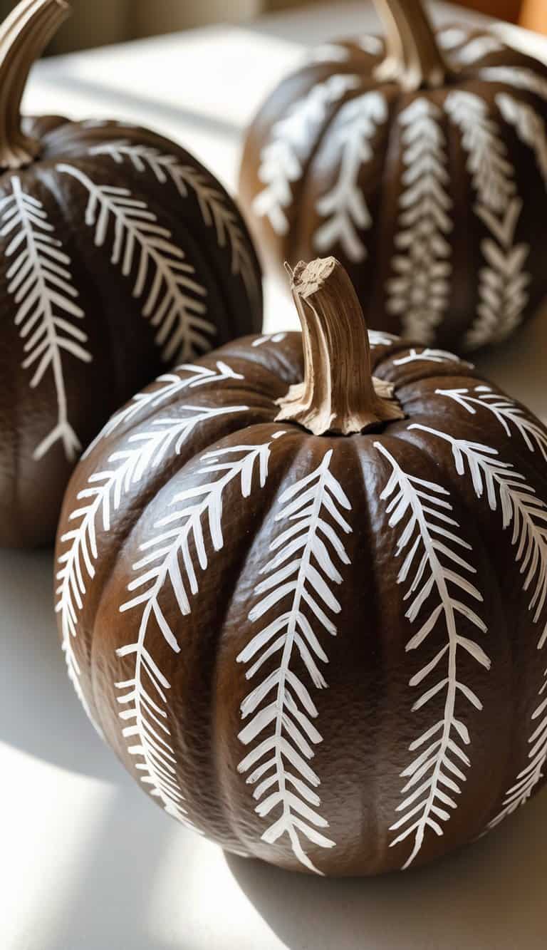 24 Boho Painted Pumpkin Ideas for a Free-Spirited Fall Display - The ...
