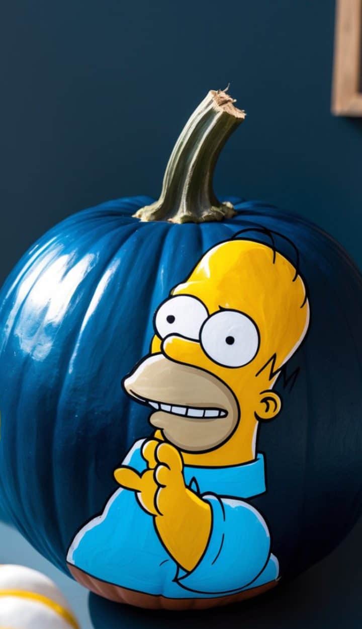 24 Cartoon Painted Pumpkin Ideas That Are Charming & Creative - The ...