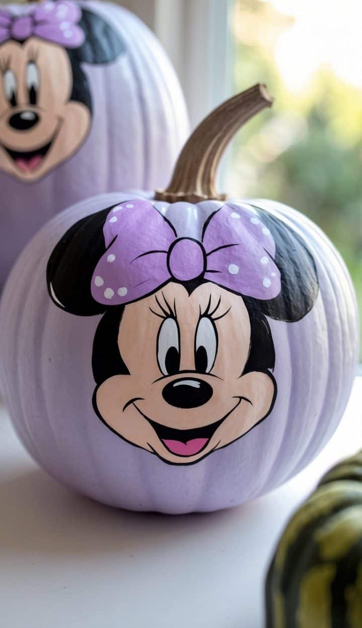 24 Cartoon Painted Pumpkin Ideas That Are Charming & Creative - The ...