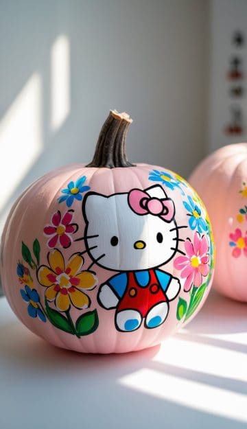 24 Cartoon Painted Pumpkin Ideas That Are Charming & Creative - The ...