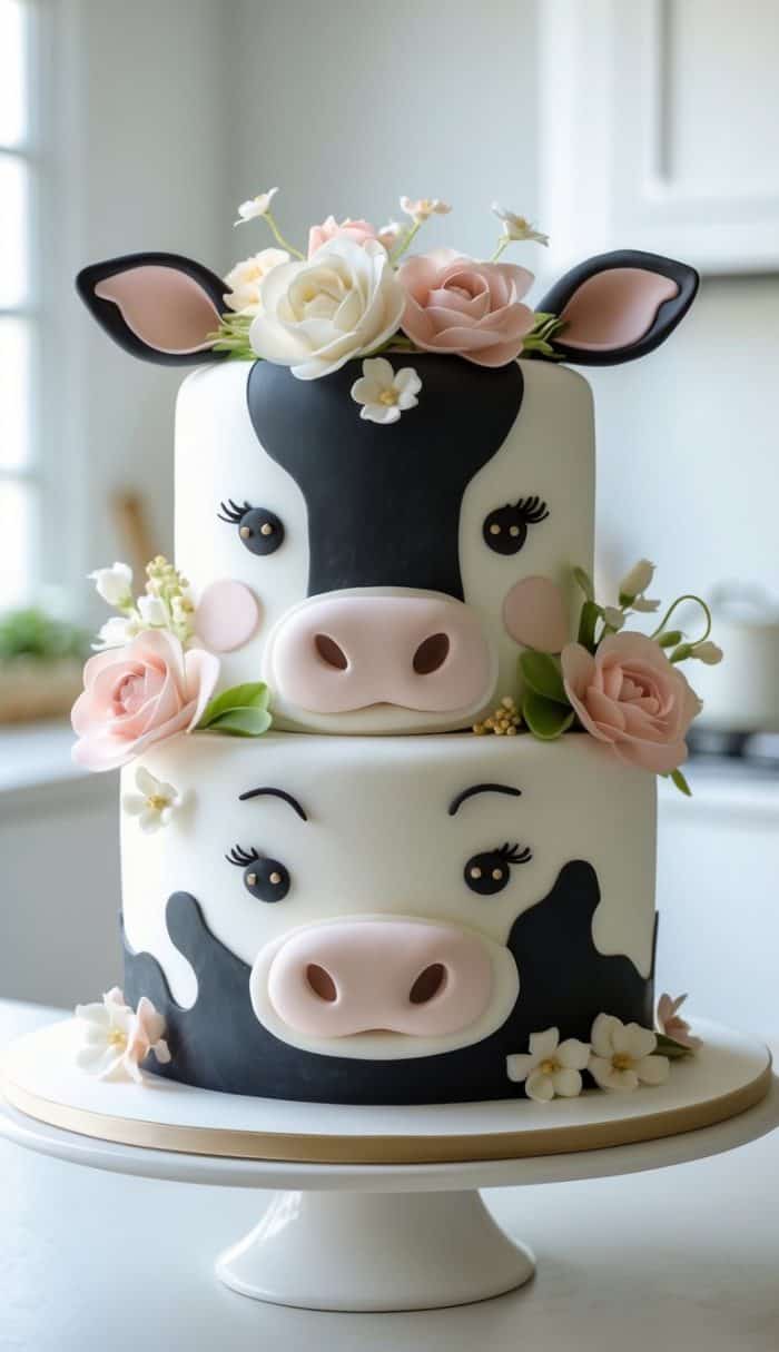 36 Cow Cake Decorating Ideas: Adorable Farm-Themed Designs - The ...