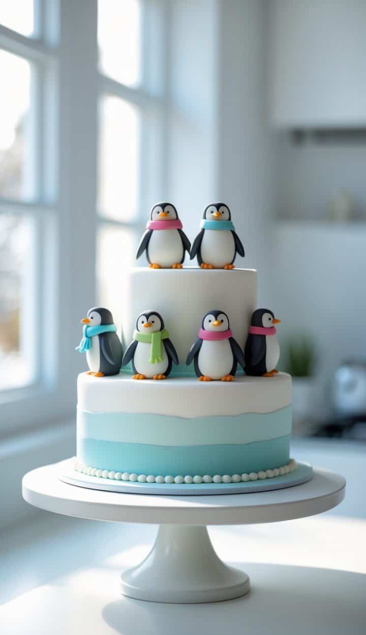 25 Penguin Cake Decorating Ideas: Fun Winter-Themed Treats You'll Love ...