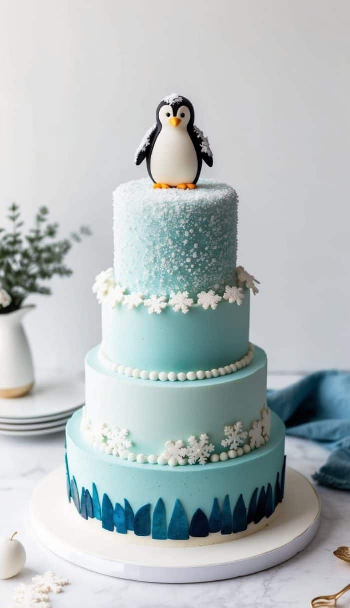 25 Penguin Cake Decorating Ideas: Fun Winter-Themed Treats You'll Love ...