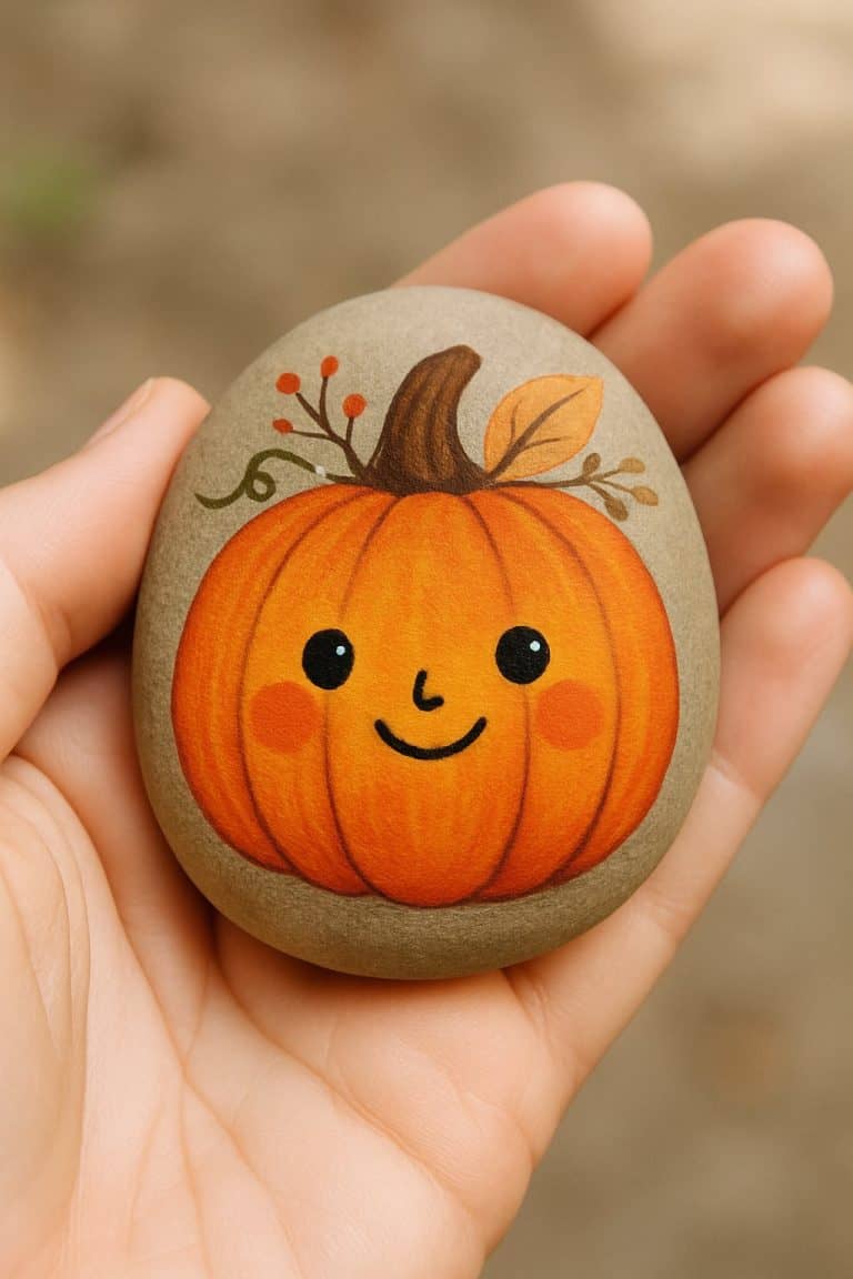 31 Fall Painted Rocks Ideas To Inspire Your Autumn Crafts - The Melrose ...