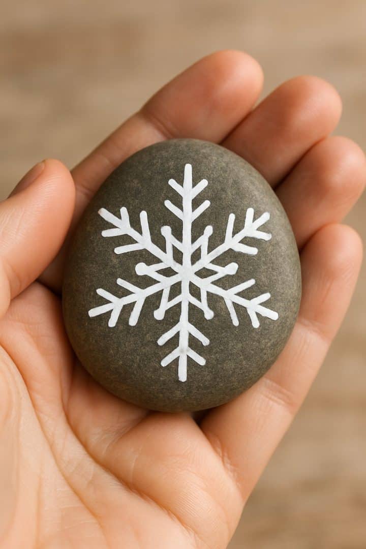 37 Winter Painted Rocks Ideas To Inspire Your Seasonal Crafts - The ...