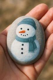 37 Winter Painted Rocks Ideas To Inspire Your Seasonal Crafts - The ...
