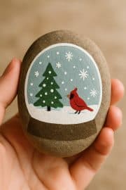 37 Winter Painted Rocks Ideas To Inspire Your Seasonal Crafts - The ...