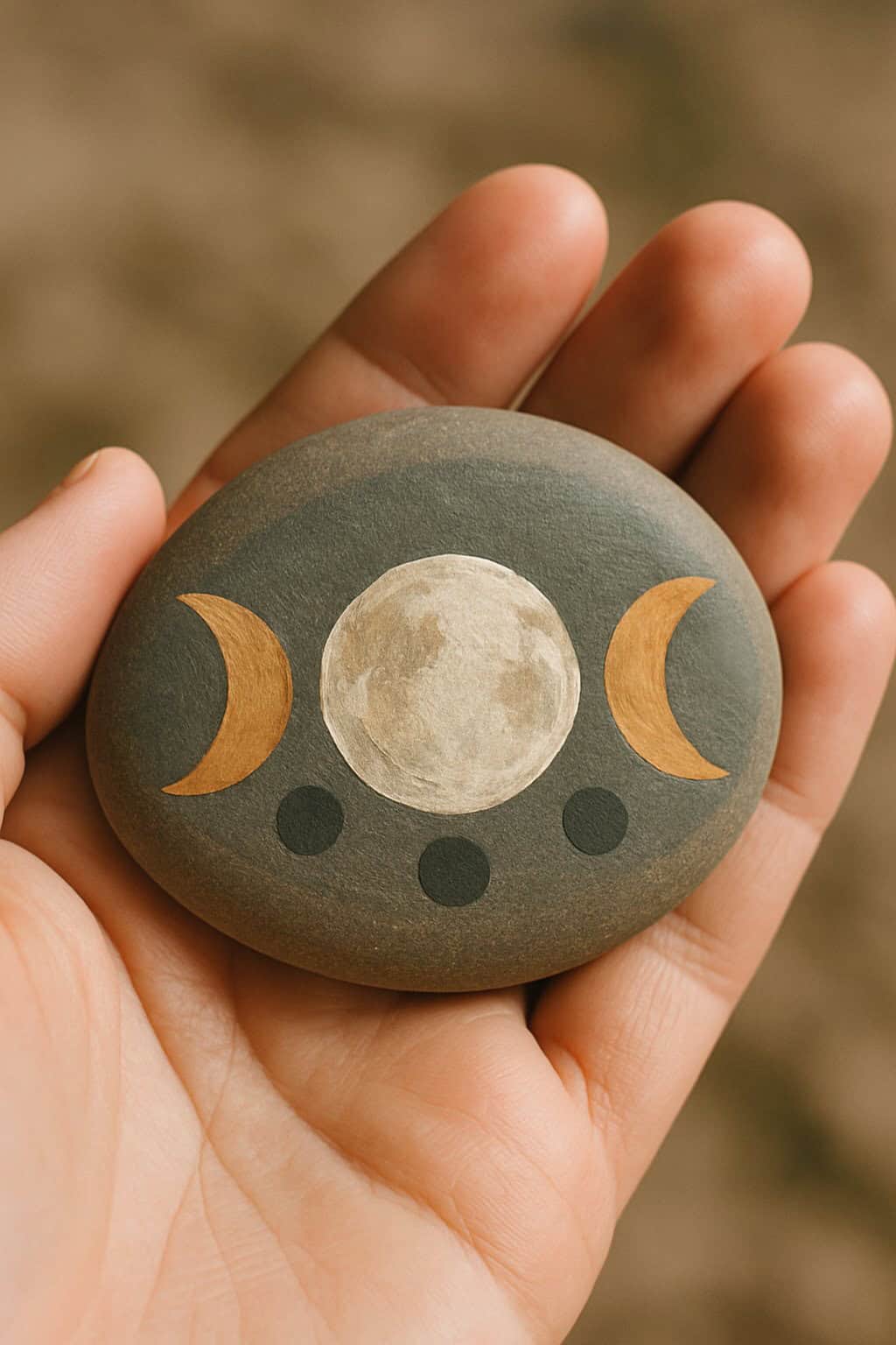 33 Moon Painted Rocks Ideas That Are Dreamy and Creative - The Melrose ...