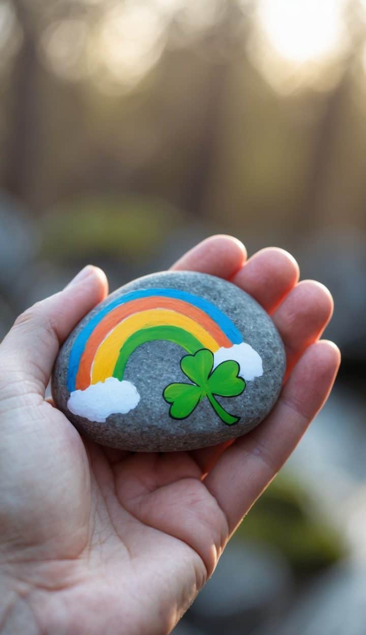26 Shamrock Painted Rocks Ideas for Festive St. Patrick's Day Crafts ...