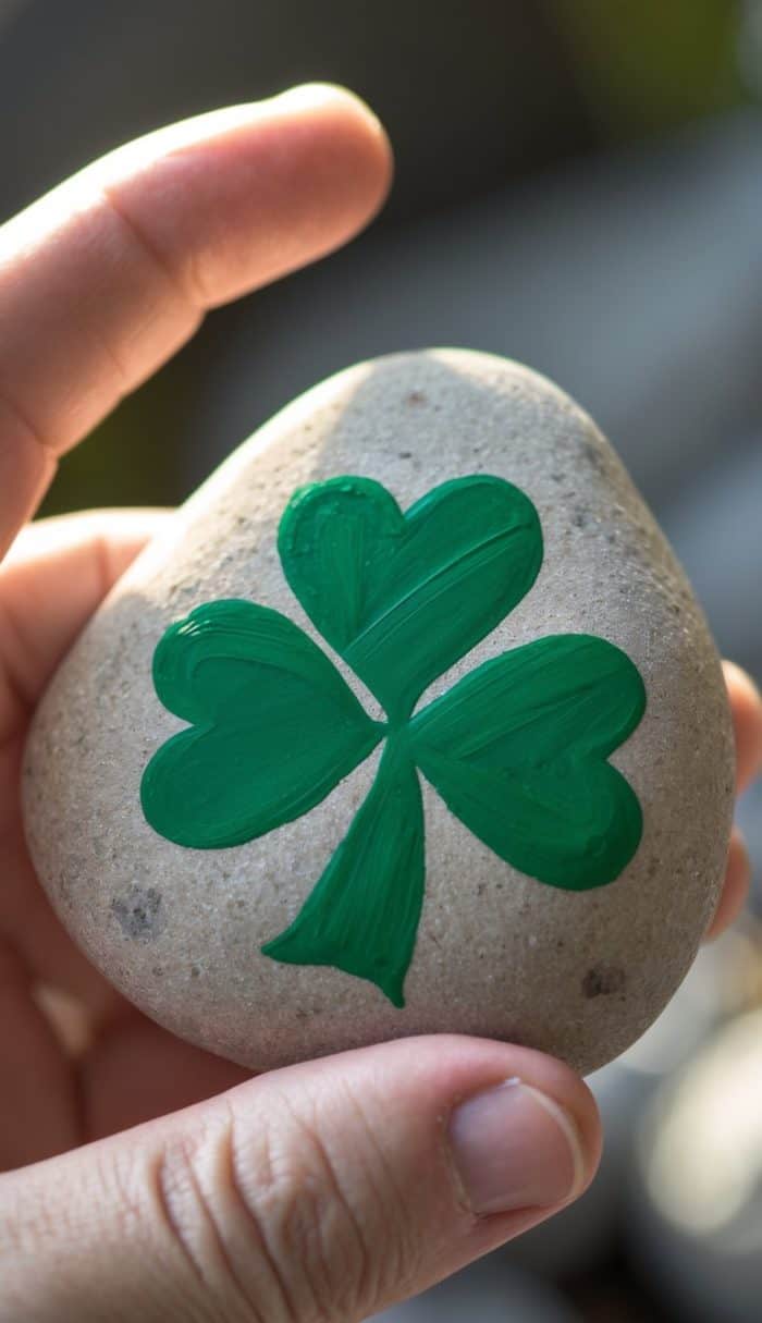 26 Shamrock Painted Rocks Ideas for Festive St. Patrick's Day Crafts ...