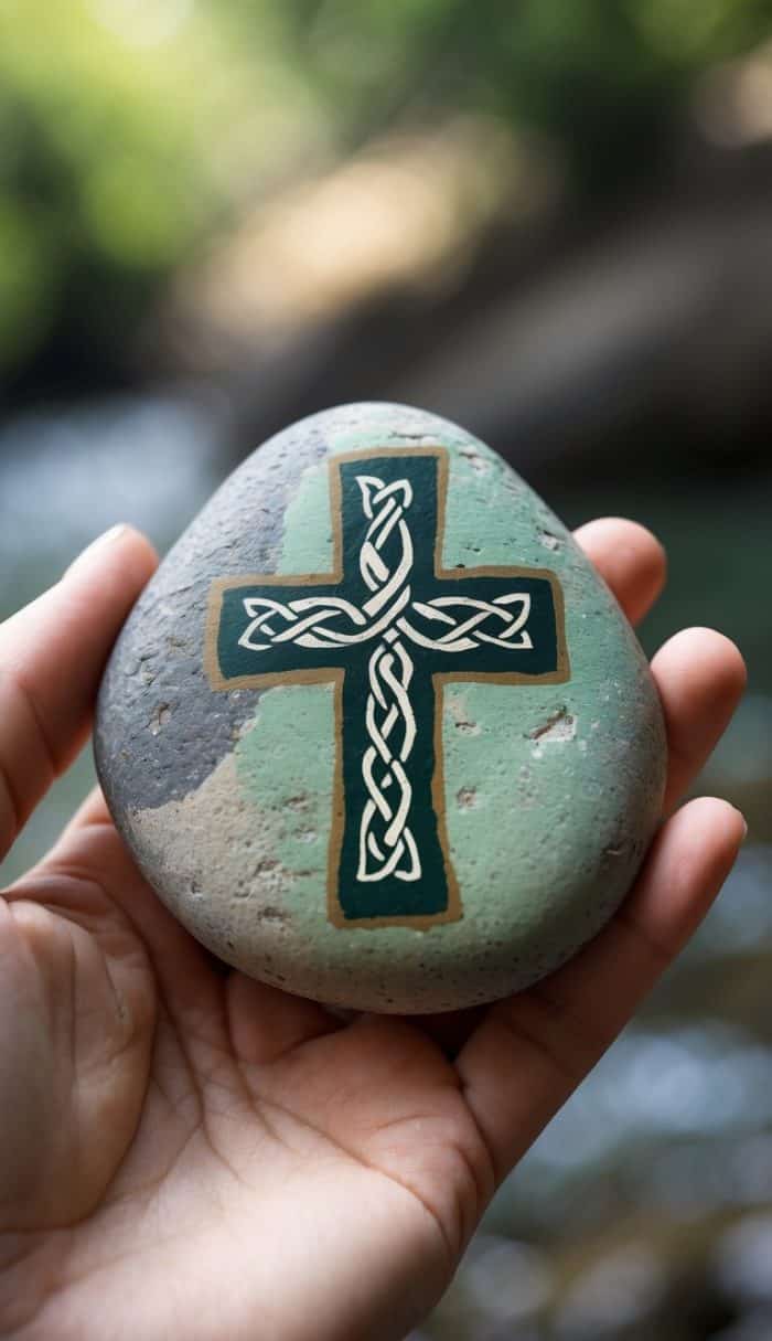 22 Cross Painted Rocks Ideas for Uplifting and Faith-Filled Art - The ...
