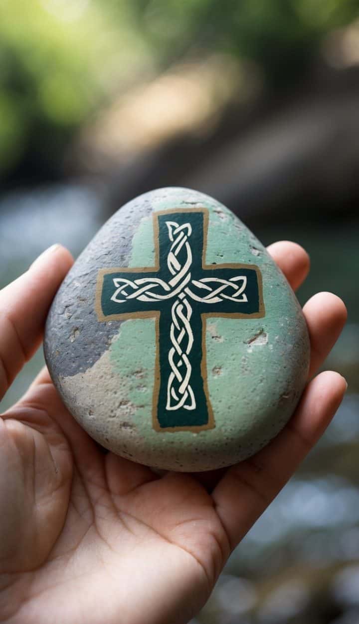 22 Cross Painted Rocks Ideas for Uplifting and Faith-Filled Art - The ...