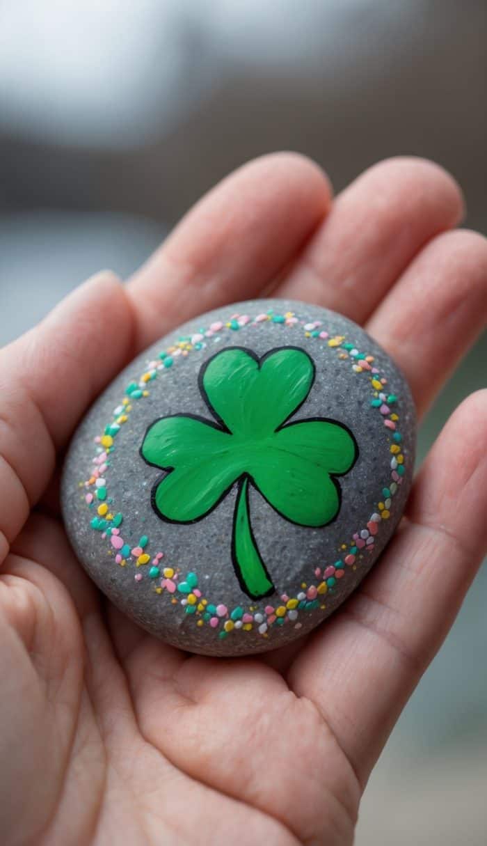 26 Shamrock Painted Rocks Ideas for Festive St. Patrick's Day Crafts ...