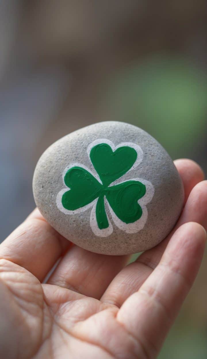 26 Shamrock Painted Rocks Ideas for Festive St. Patrick's Day Crafts ...