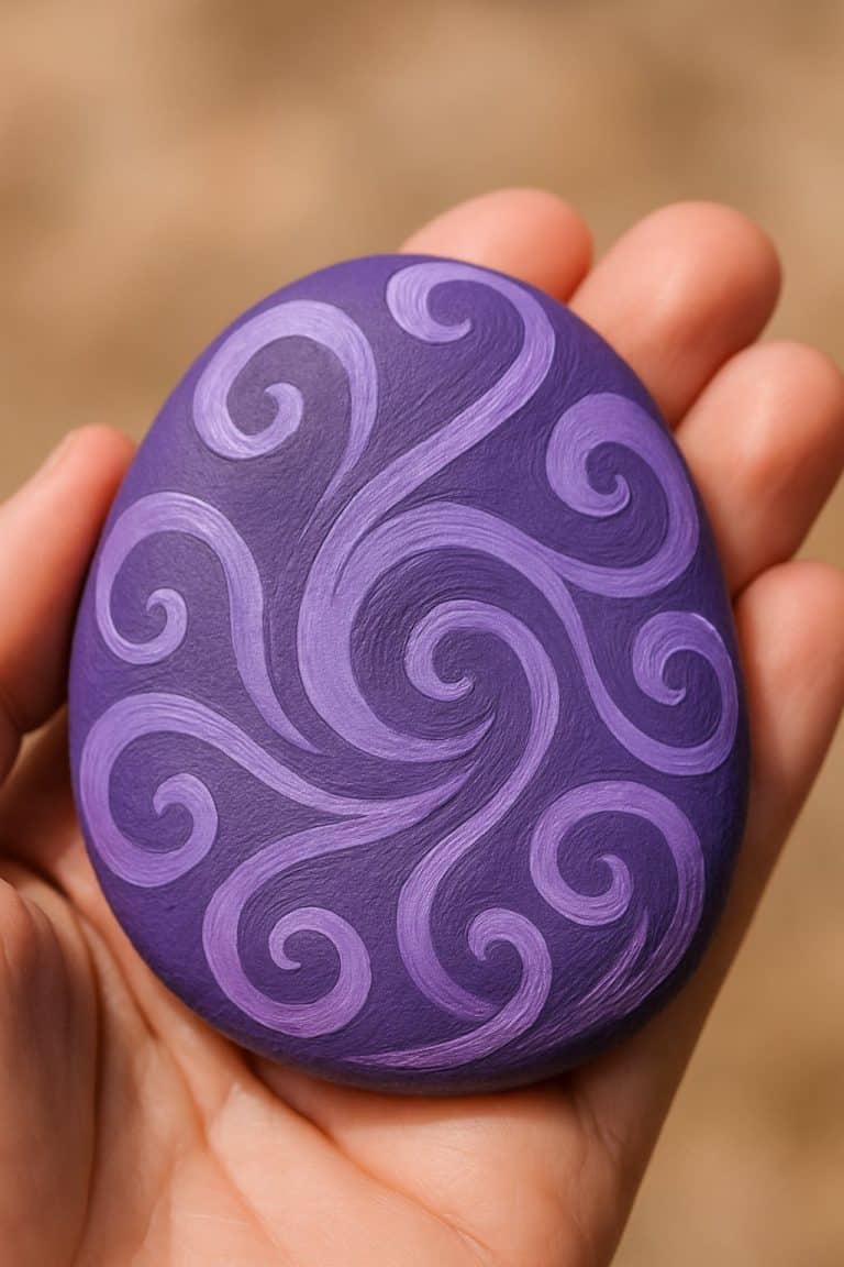 35 Purple Painted Rocks Ideas To Inspire Your Creativity - The Melrose ...
