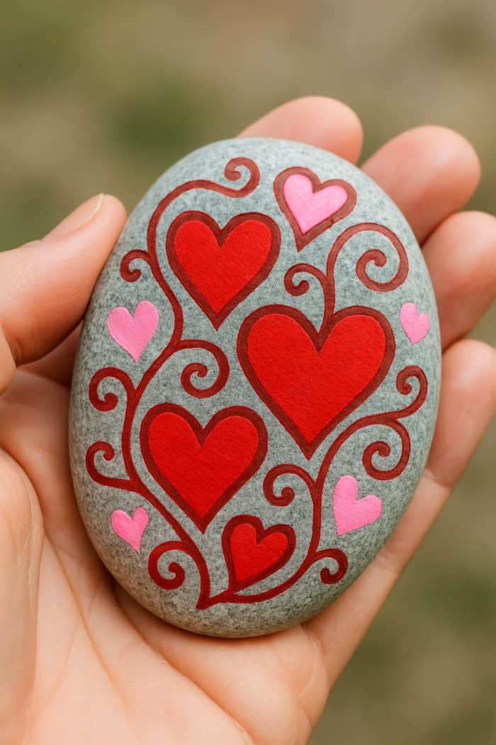 41 Valentine Painted Rocks Ideas To Share Love This February - The ...
