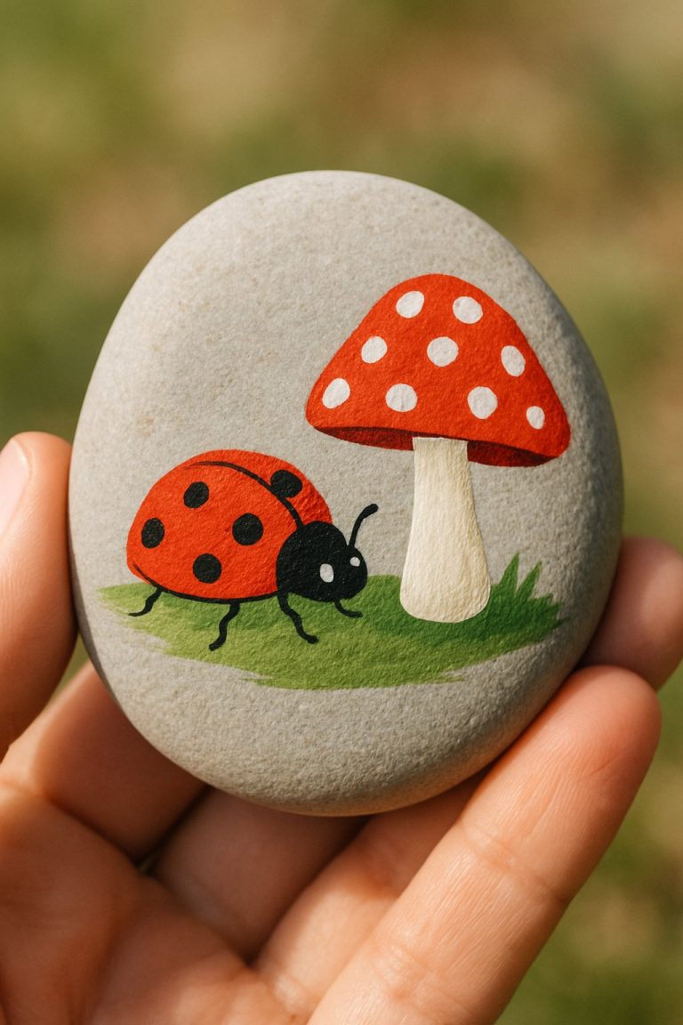 44 Bug Painted Rocks Ideas for Cute Garden Decor - The Melrose Family