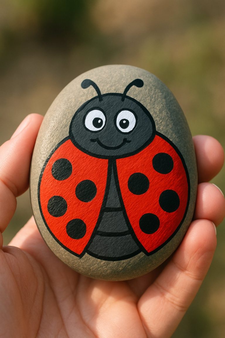 44 Bug Painted Rocks Ideas for Cute Garden Decor - The Melrose Family