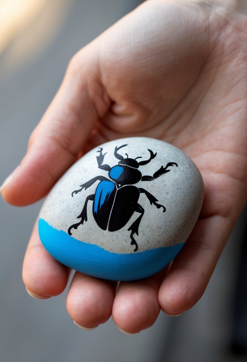 44 Bug Painted Rocks Ideas for Cute Garden Decor - The Melrose Family